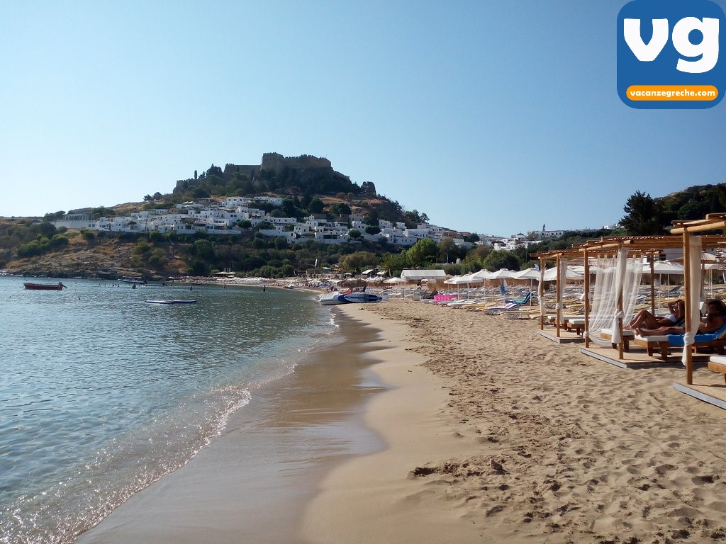 Spiaggia di Lindos (Rodi) - VacanzeGreche