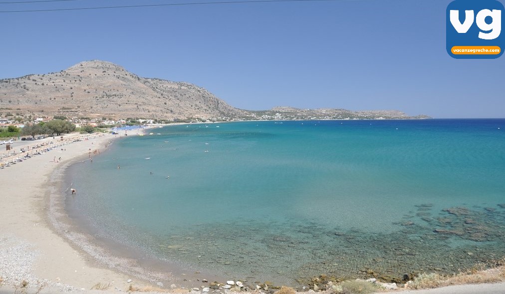 Spiaggia di Lardos (Rodi) - VacanzeGreche