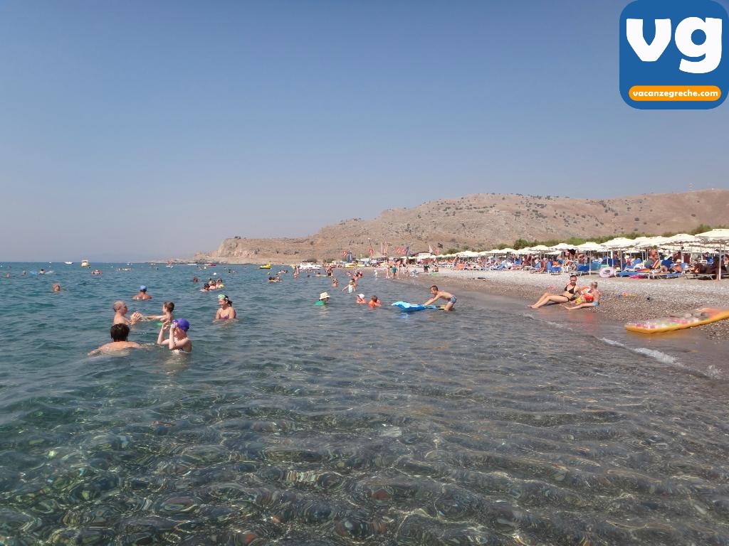 Spiaggia di Lardos (Rodi) - VacanzeGreche